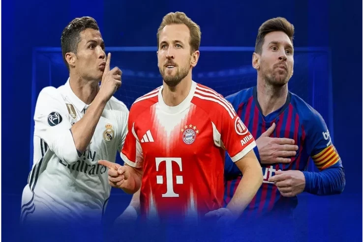 Harry Kane equals Messi and Ronaldo by scoring over 60 goals, setting a ...