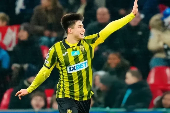 Dastan Satpayev became the third youngest player to score in the ...