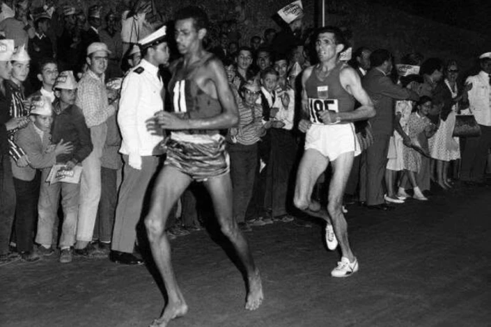 Abebe Bikila's historic victory running barefoot | Latest sports news ...