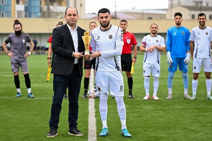 Sarkhan Aghayev awarded for the best goal of October in the Azerbaijan ...