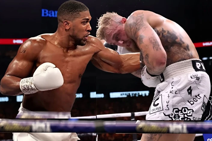 Anthony Joshua Rates Jake Paul's Punching Power as "Normal" | Latest ...